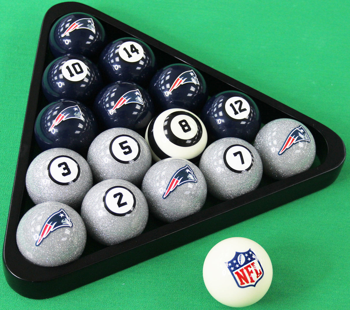 custom pool balls nfl
