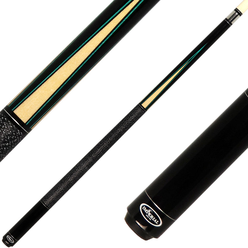 Imperial 13-780 Traditional Series Pool Cue - Black with 4 Natural Poi