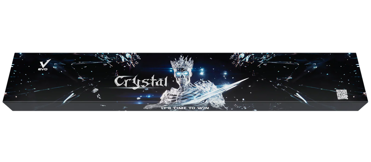 EVO Crystal Ember Vein No Wrap Pool Cue Maxbing Edition