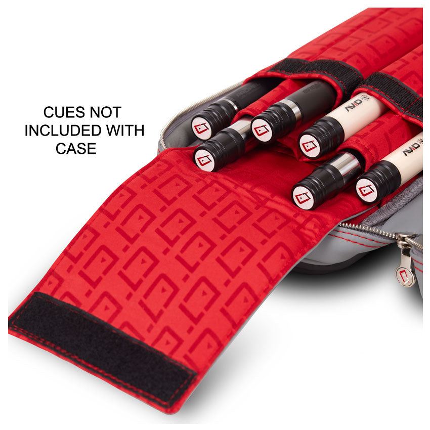 Cuetec 95-753 Pro Line 4x8 Soft Professional Pool Cue Case -Speed Gray