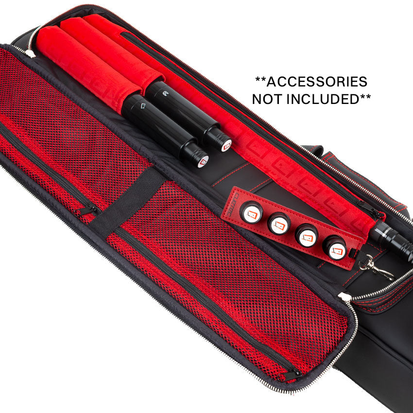 Cuetec Pro Line 4x8 Soft Pool Cue Case - Black