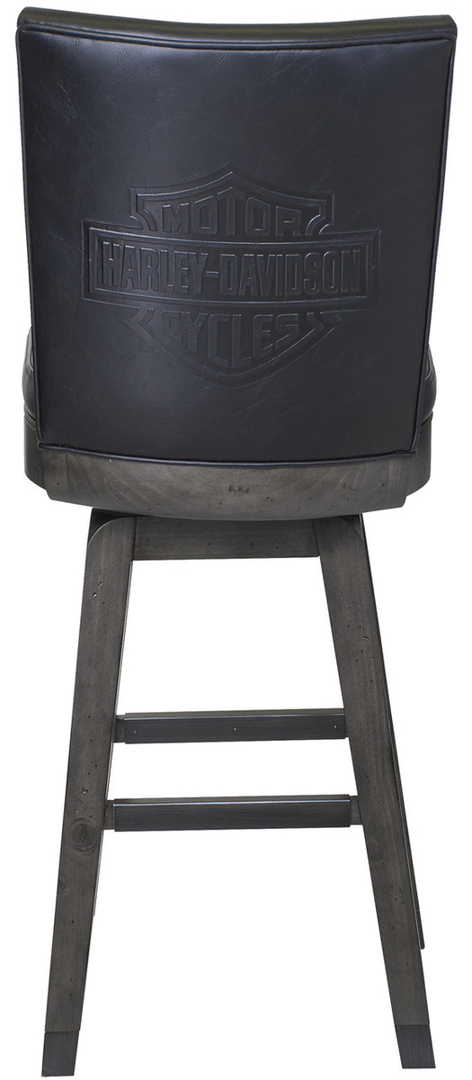 Harley Davidson Pub Table and Stools Set - Bar and Shield Square Table