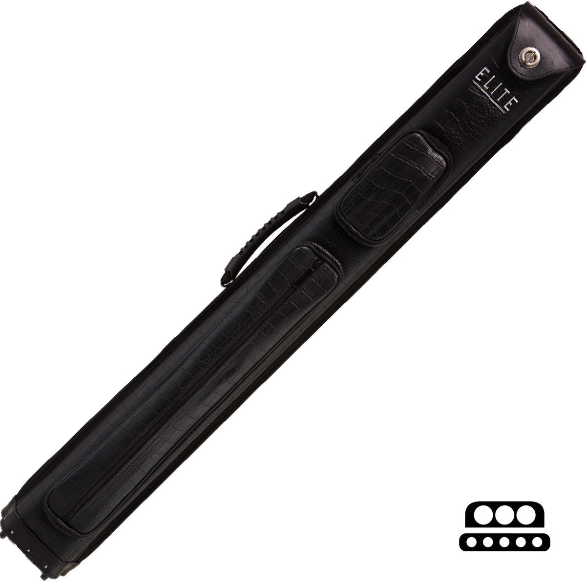 Elite Nexus Reserve 3x5 Hard Cue Case -Black