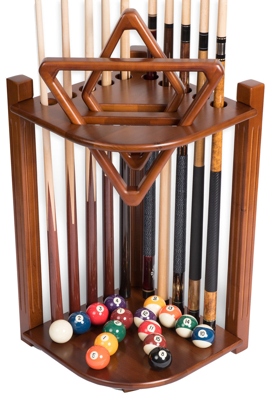 Presidential Corner Floor Cue Rack