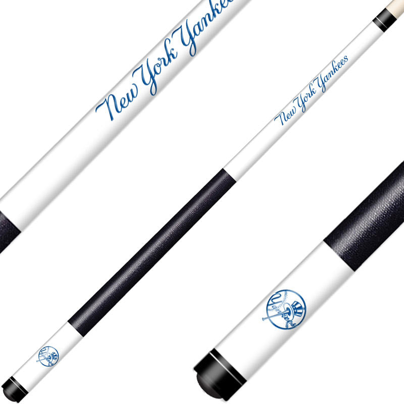 New York Yankees Cue Laser Etched Billiard Cue