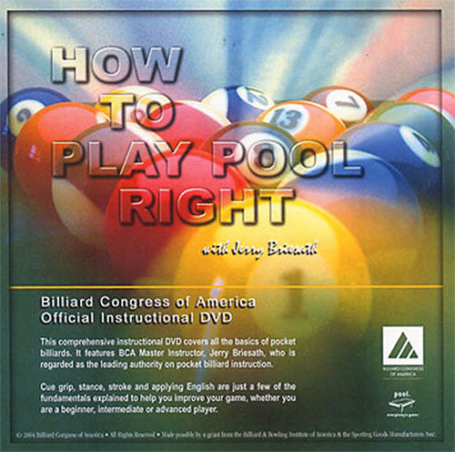 How to Play Pool Right - DVD